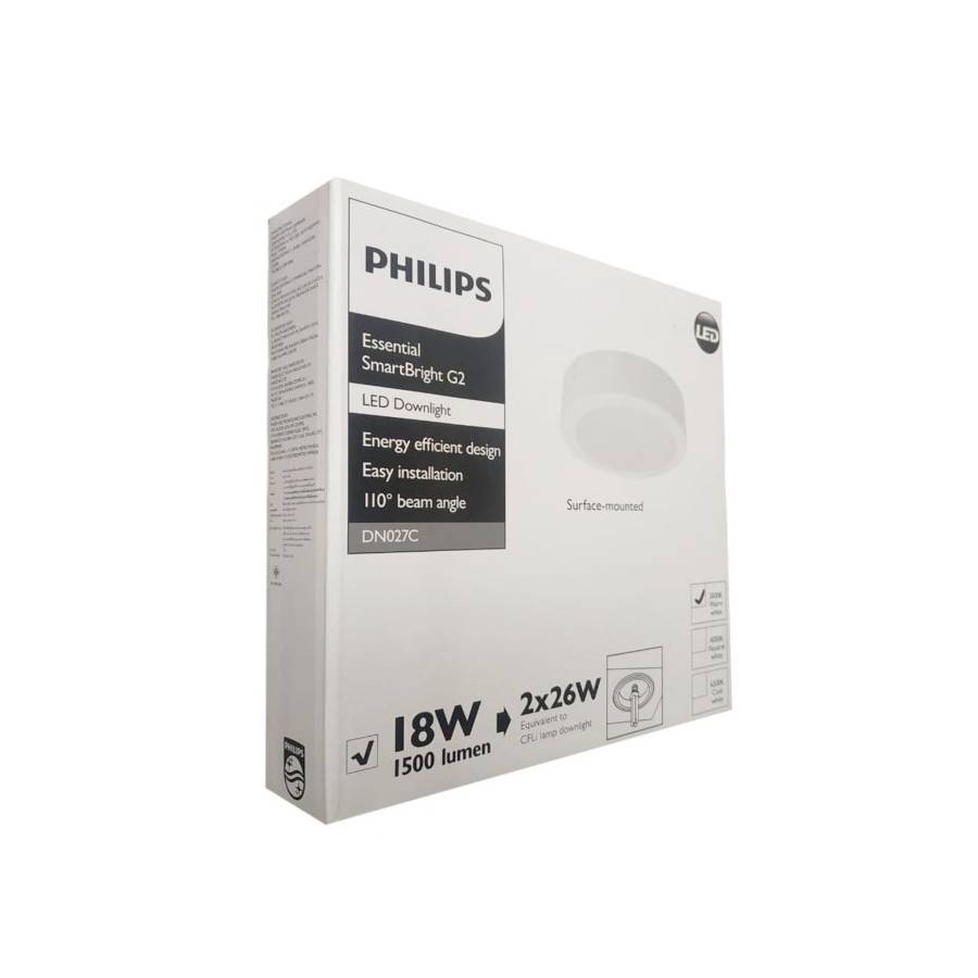 Philips DN027C LED SmartBright Downlight Surface Mount