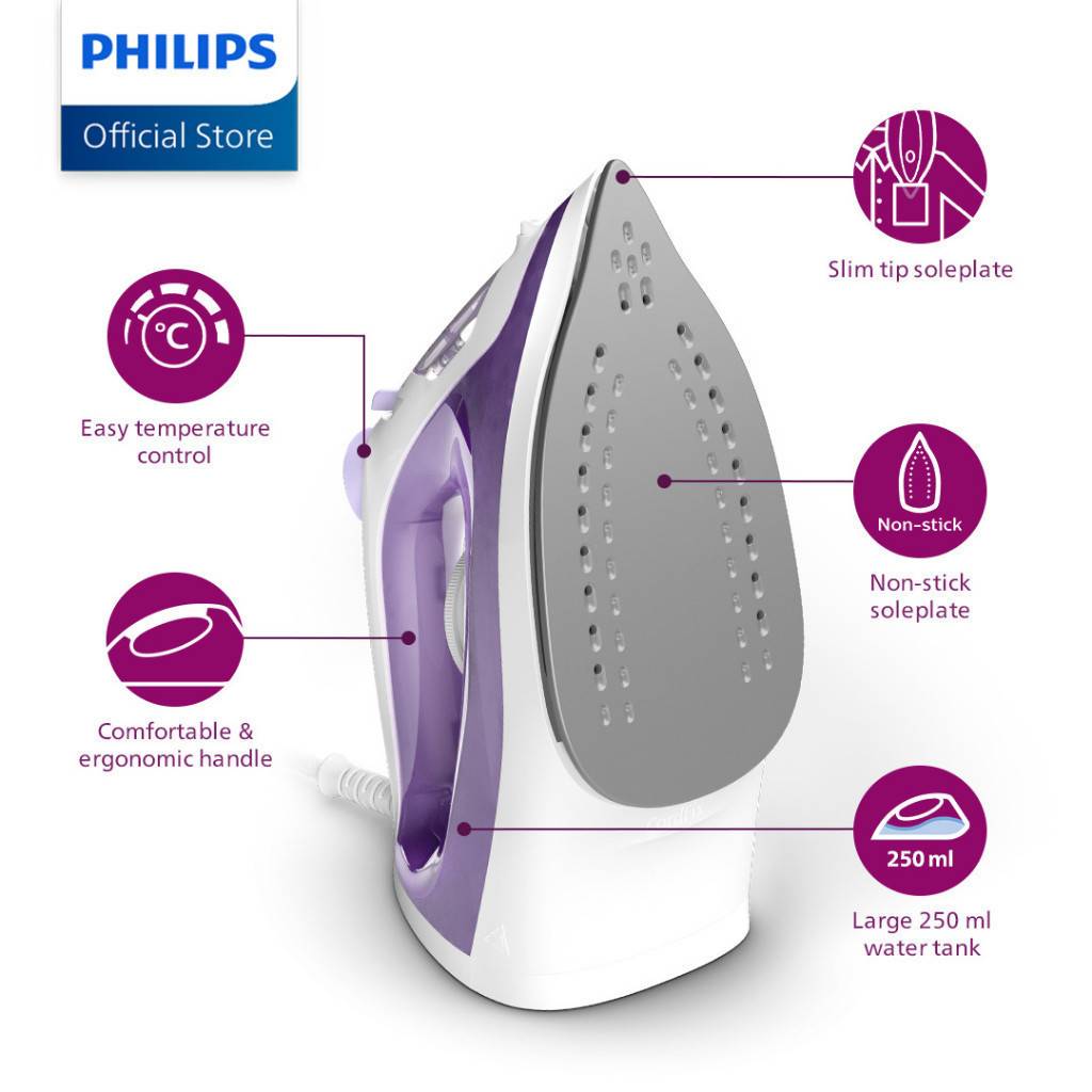 PHILIPS Steam Iron 1000 Series, DST1040/30