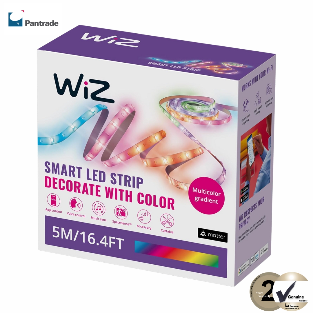 WiZ RGBIC LED STRIP 5M UK PLUG